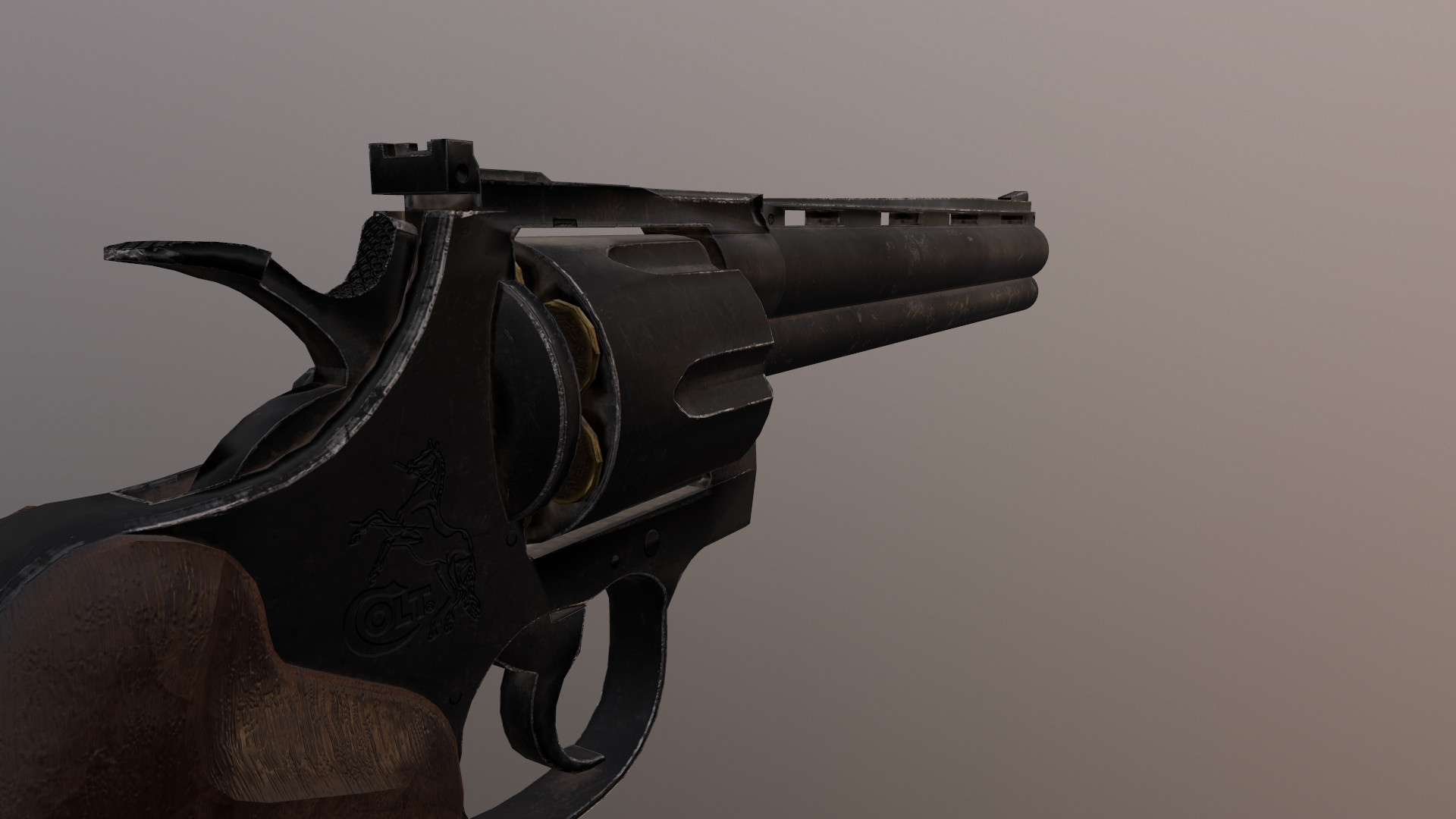 ArtStation - Colt 357. Python Revolver