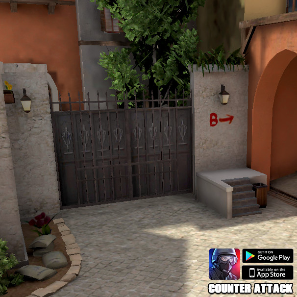 ArtStation - Counter Attack - District Map Environment art and Design (Mobile Game)