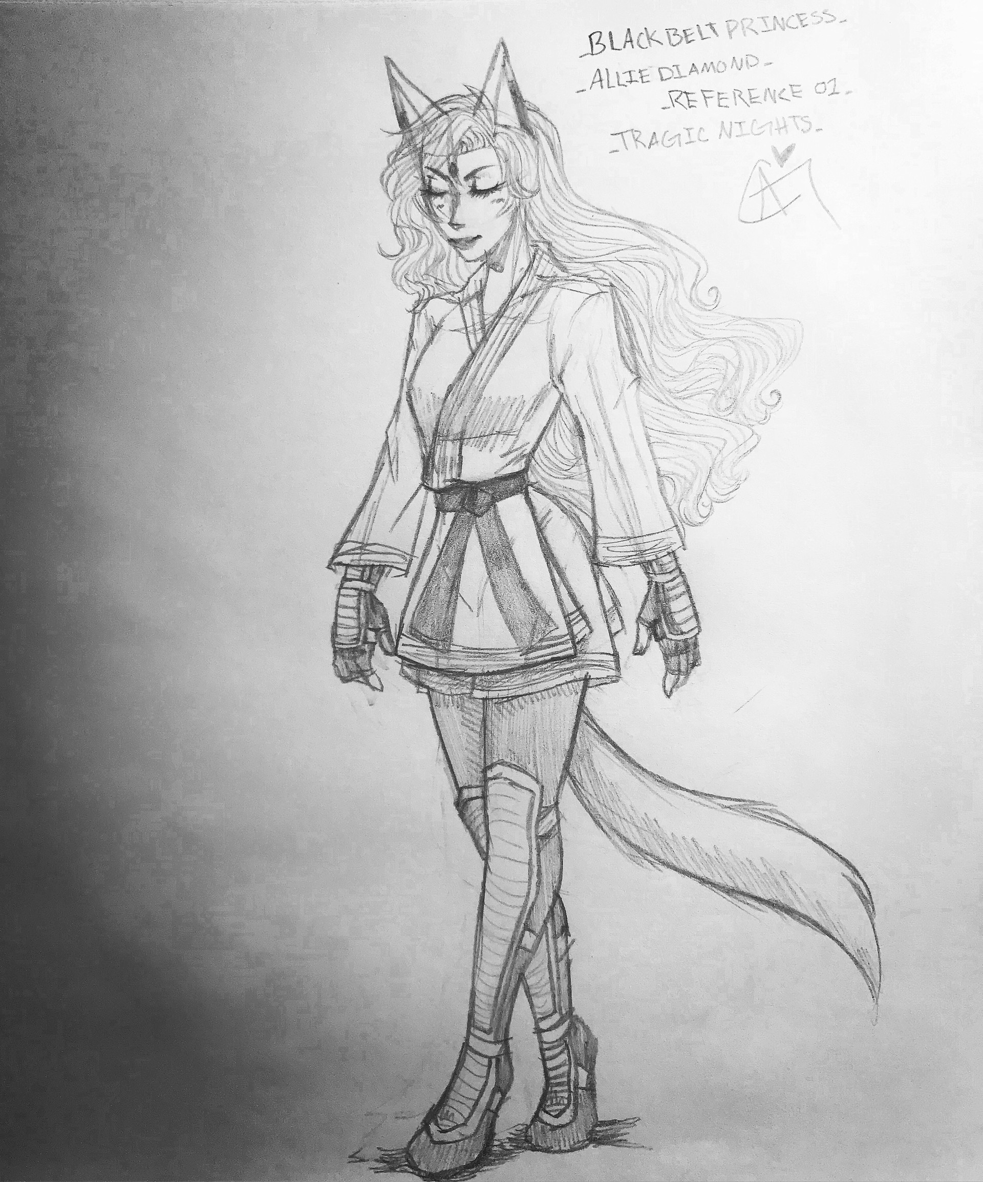 ArtStation - Black Belt Princess