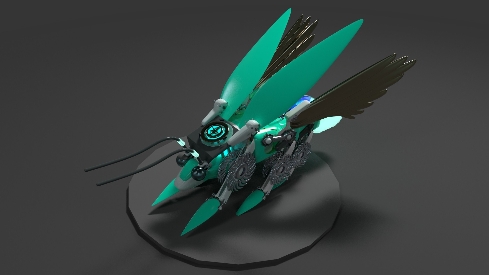 ArtStation - Robotic insect firefly