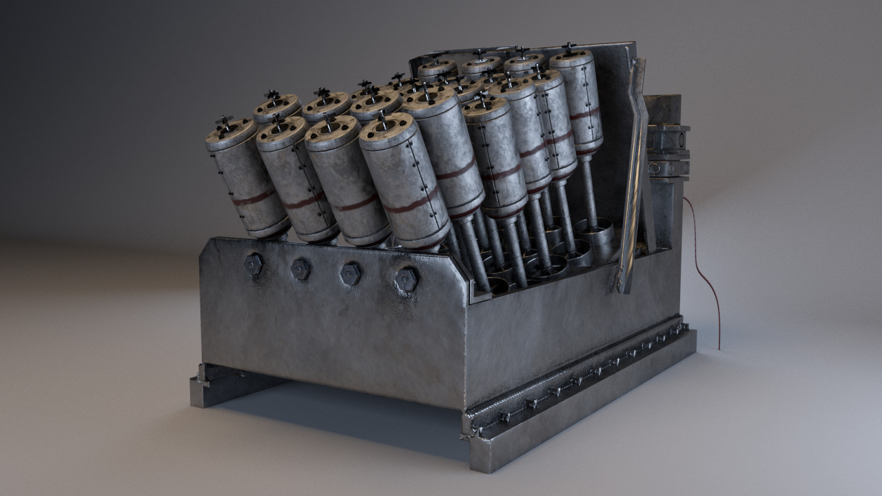 ArtStation - Hedgehog Launcher WWII