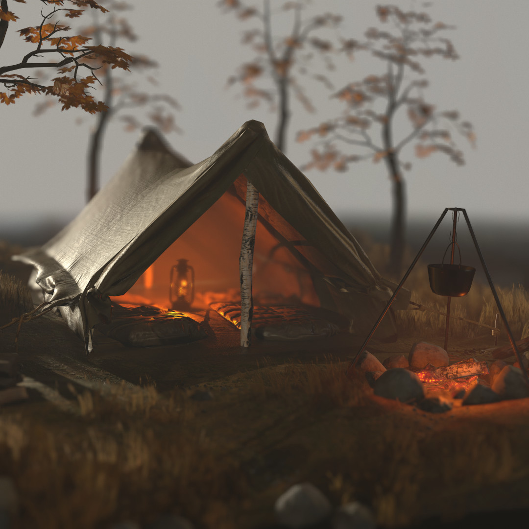ArtStation - Camping Place