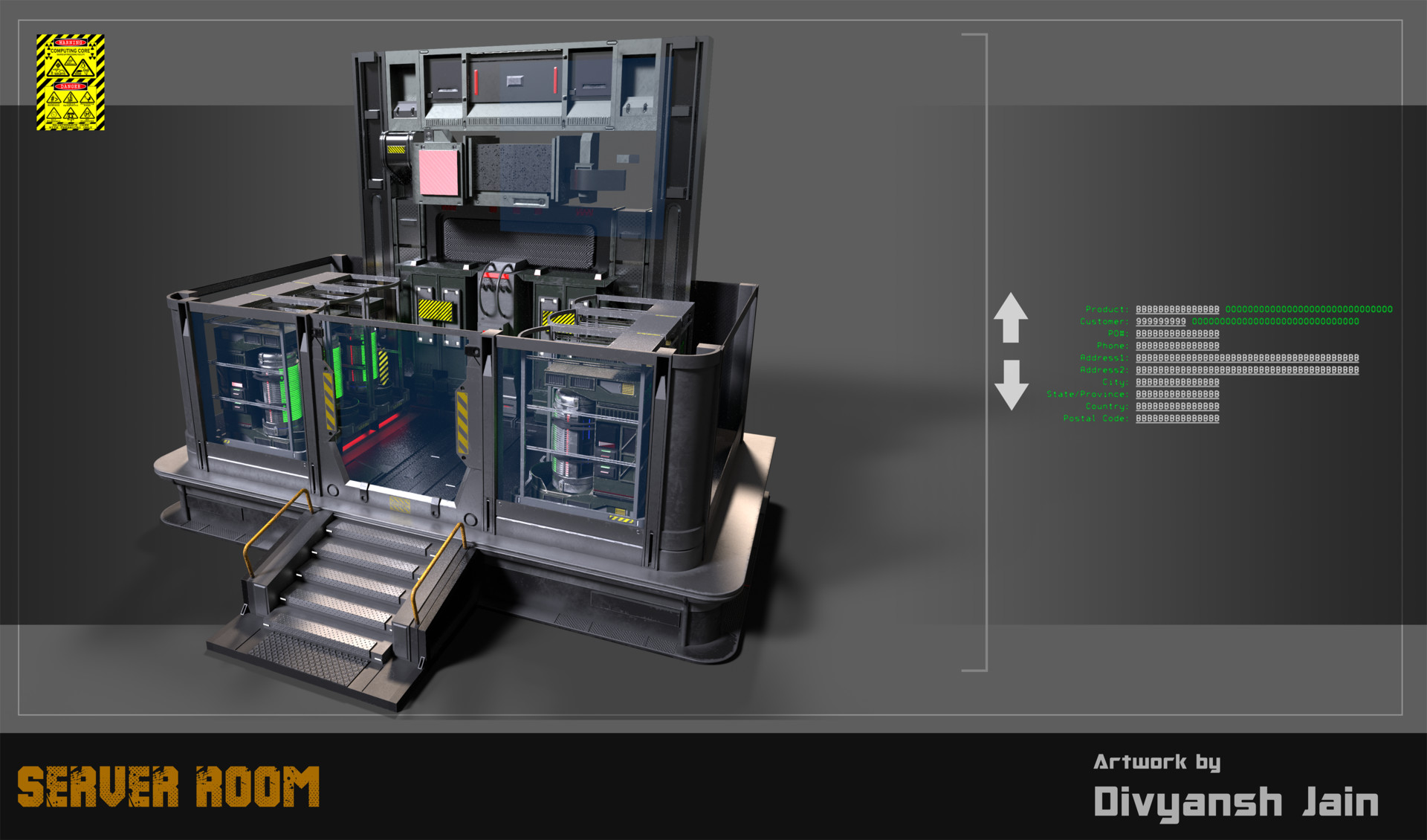 ArtStation - SERVER ROOM