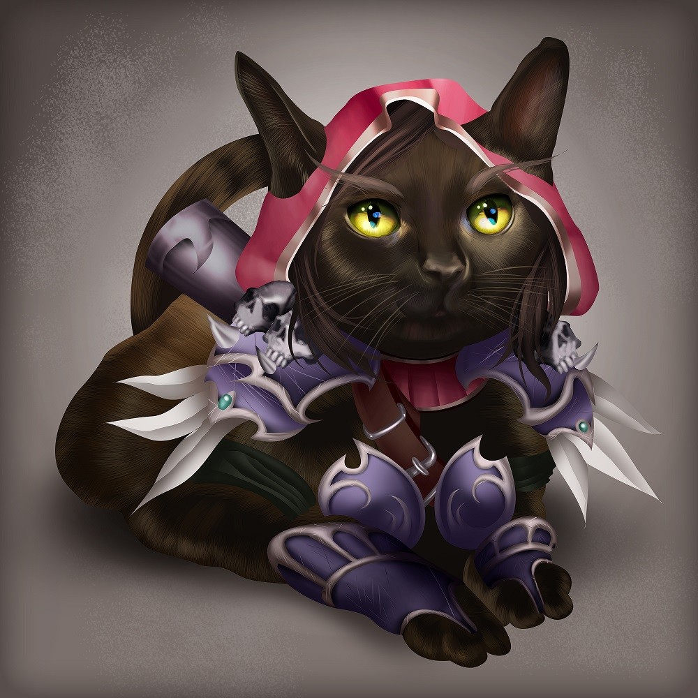 ArtStation - Sylvanas Windrunner Cat