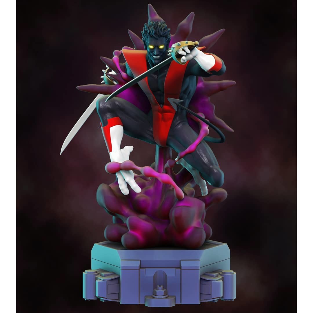 ArtStation - Nightcrawler statue