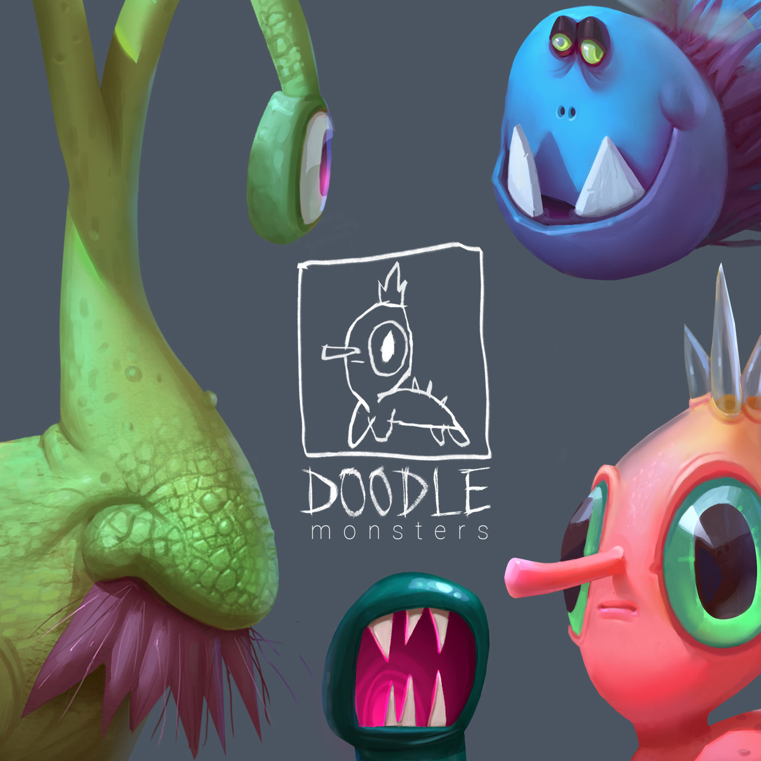 ArtStation - Doodle monsters