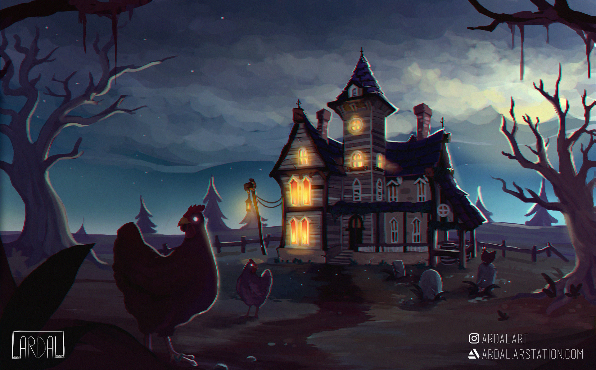 ArtStation - Haunted House