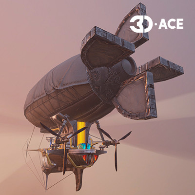 ArtStation - Zeppelin Dirigible