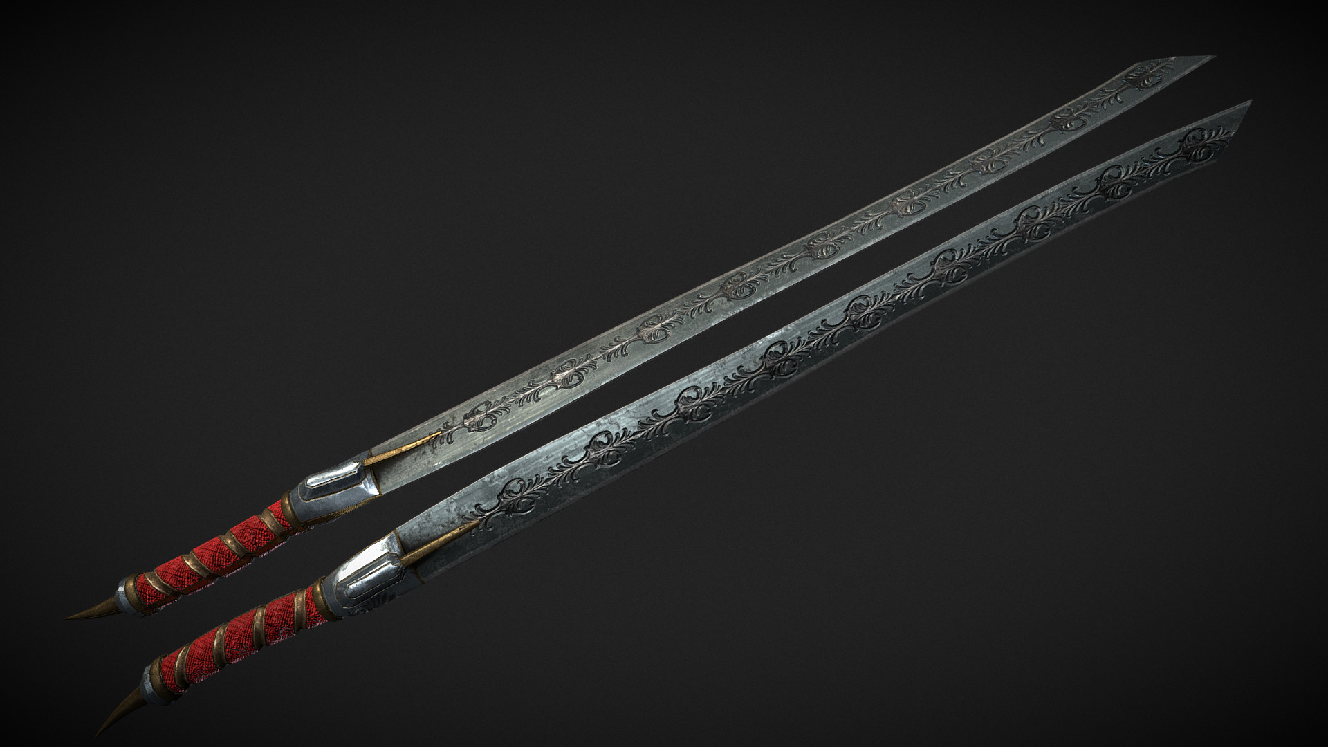 ArtStation - DEADHUNTERS - Dual Blades + Speedtexturing