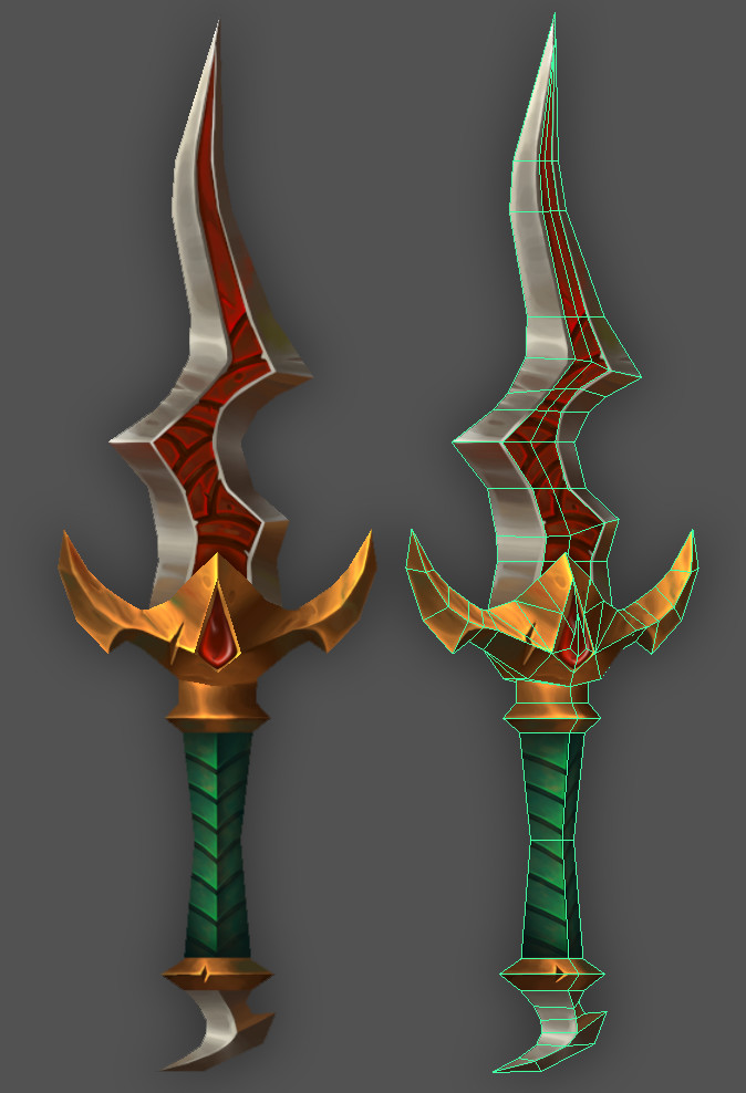 ArtStation - 3D Dagger