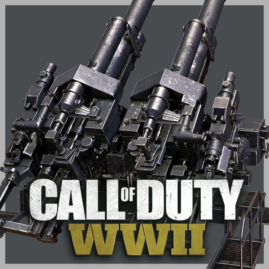 ArtStation - Call of Duty: WW2 Flak Cannons