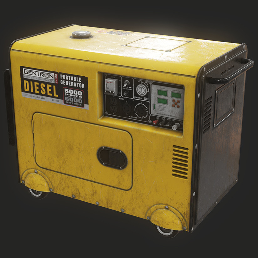 ArtStation - GENTRON Diesel Generator