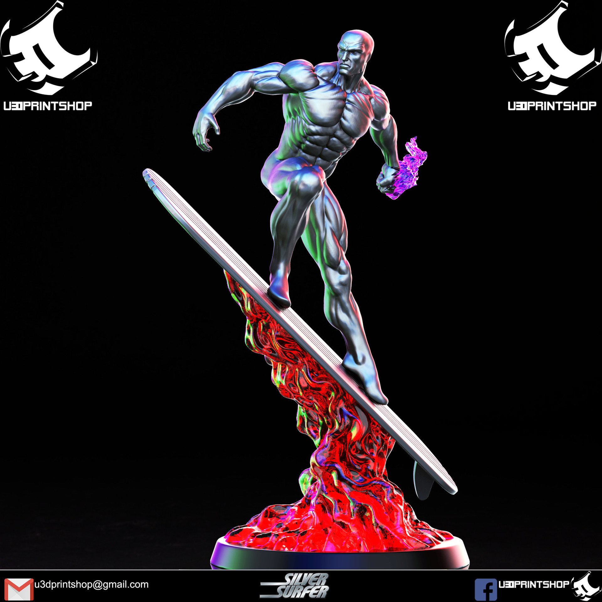 ArtStation - Silver Surfer version 1 and 2