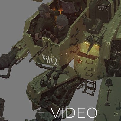 ArtStation - WWII soviet robot concept