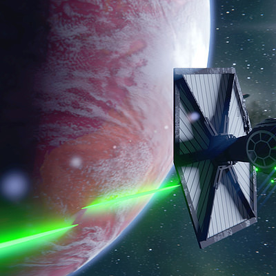 ArtStation - First Order Tie Fighter