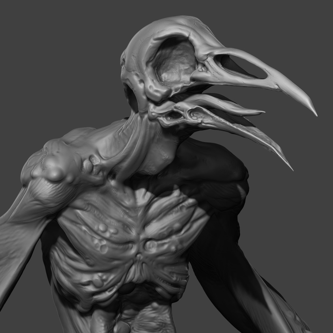 ArtStation - Zombie Harpy 3D Print