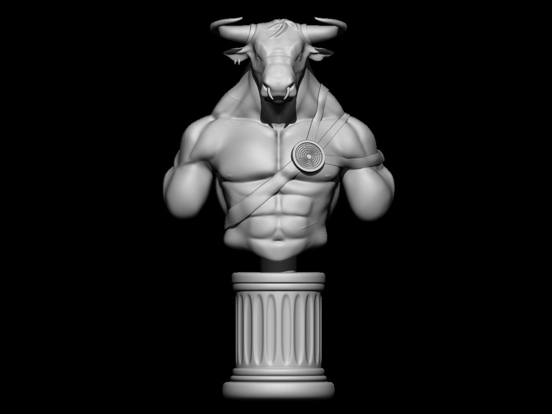 ArtStation - Minotaur's Bust