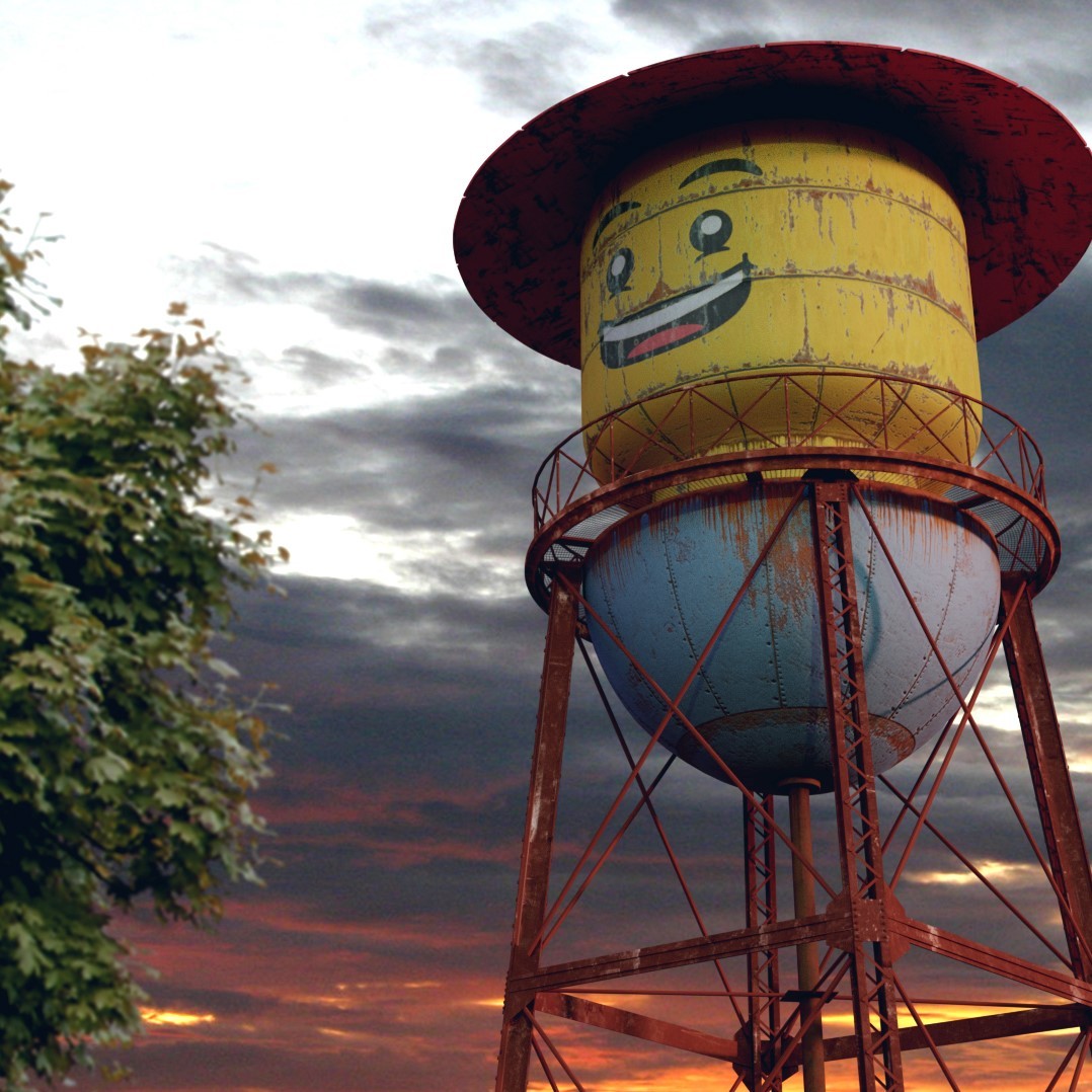 ArtStation - Water Tower