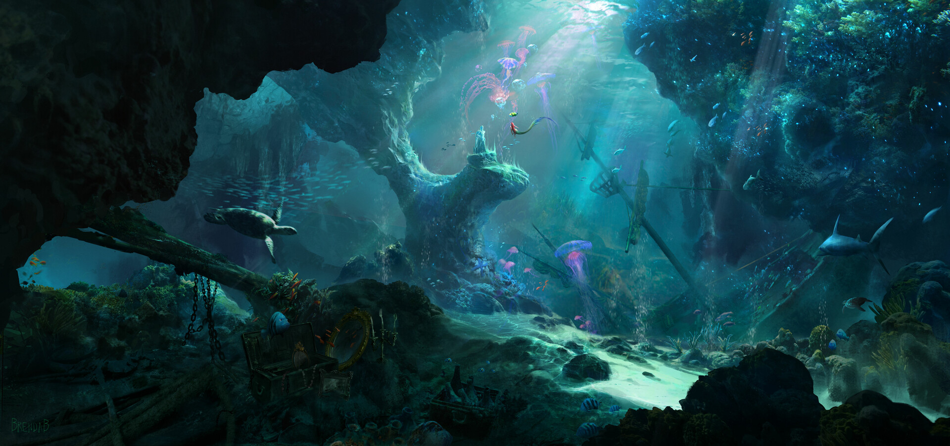 ArtStation - Little Mermaid- personal work