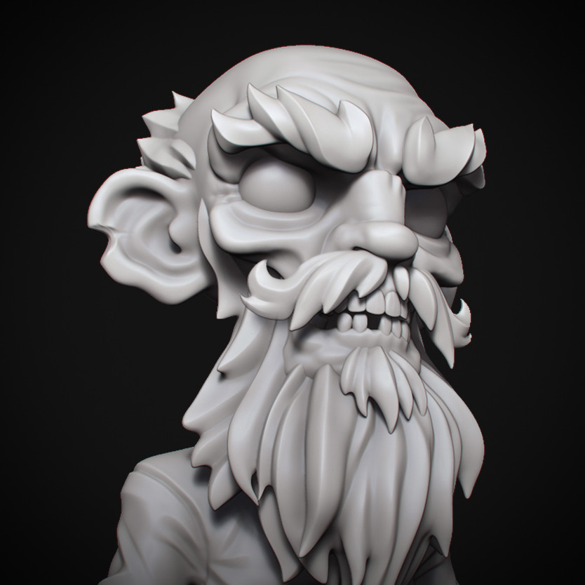 ArtStation - Modular Zombie Project - Highpoly renders