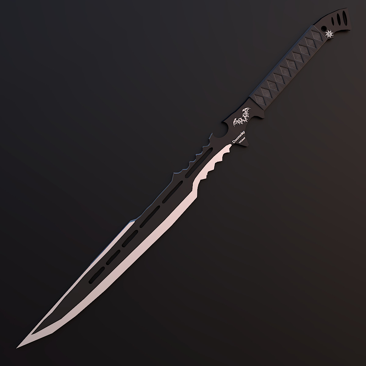 ArtStation - Doomsday-Wicked-Skull-Ninja-Sword-Tactical-Edition