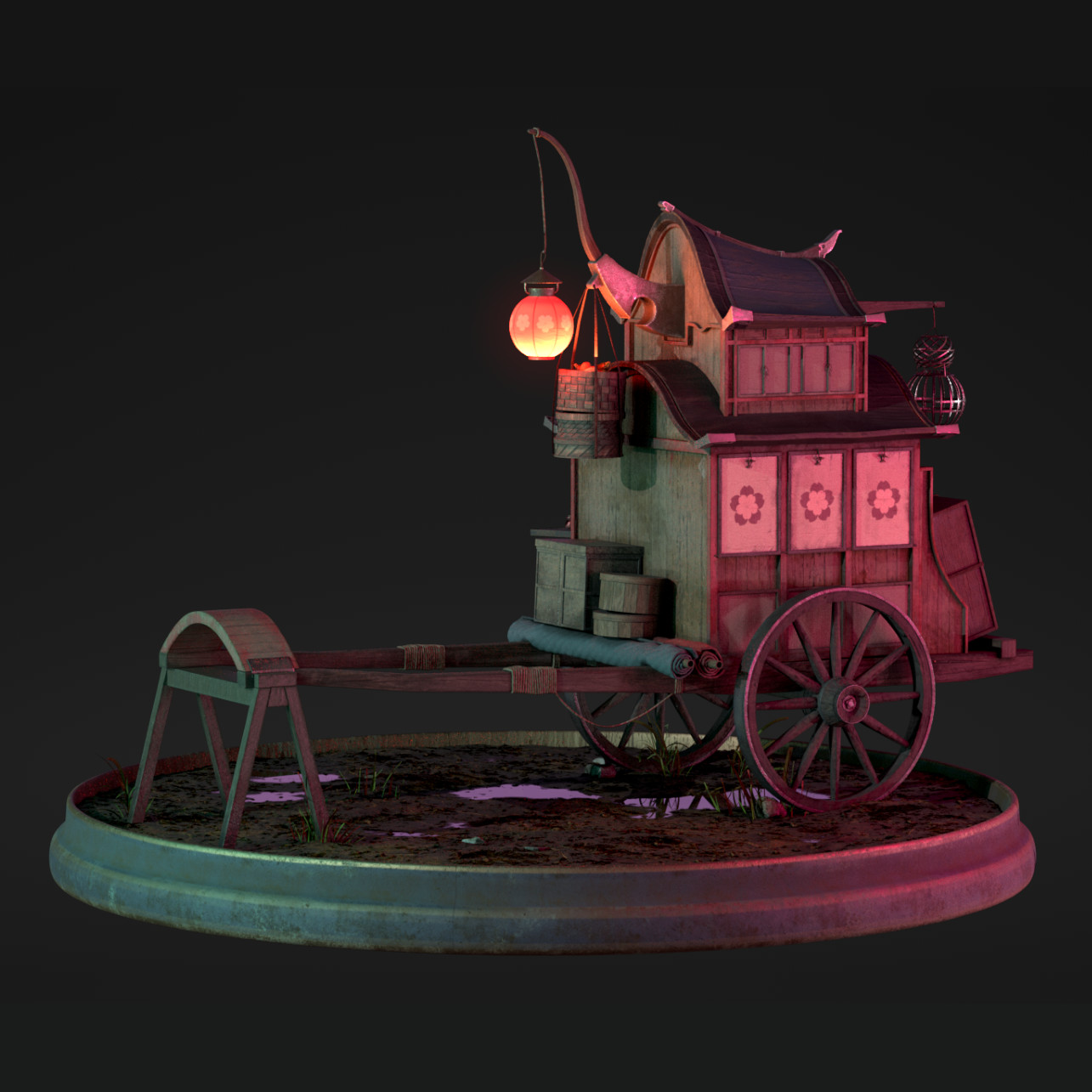 ArtStation - Japanese Trading Wagon