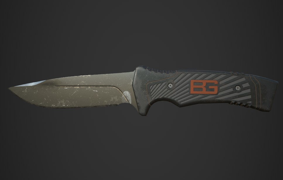 ArtStation - BOLT KNIFE LOW POLY MODEL