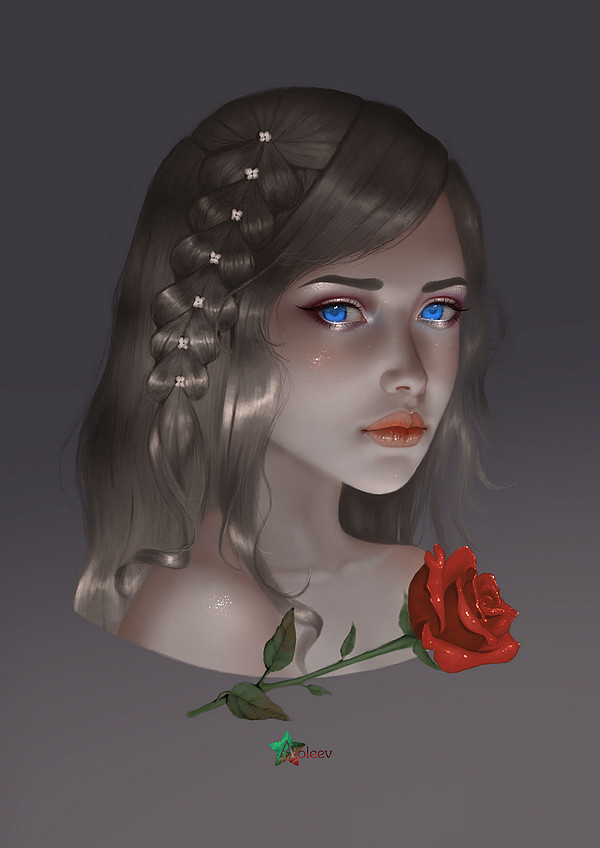 ArtStation - OC headshot portraits