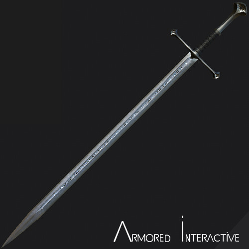 ArtStation - LOTR Anduril/Narsil Texture Study