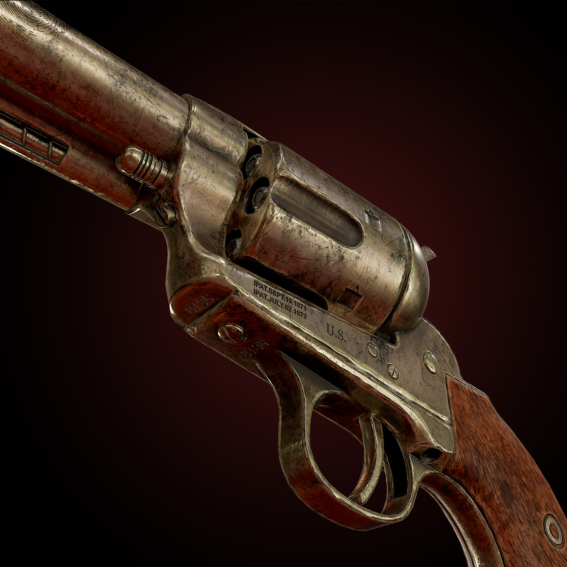 ArtStation - Colt Single Action Army, Ankur Kaul