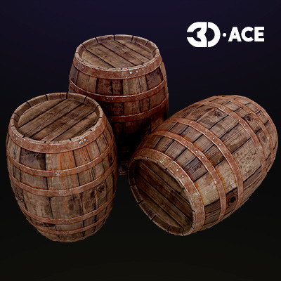 ArtStation - Barrel — 3D props