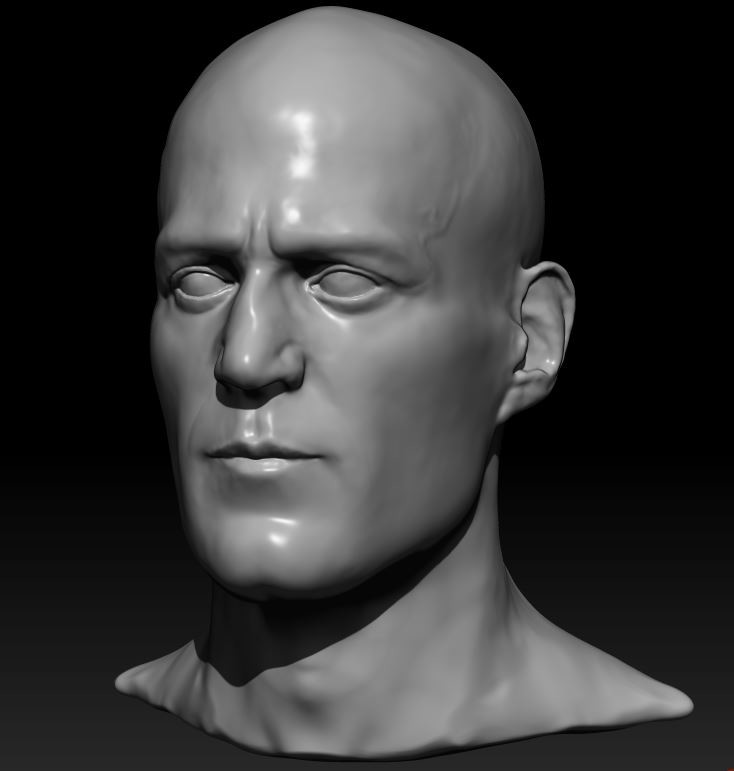 ArtStation - jason statham head sculpt ( WIP )
