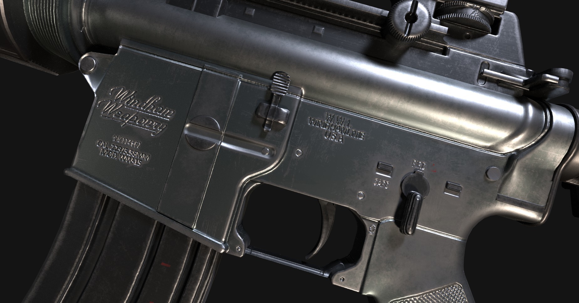 ArtStation - Custom Windham Rifle