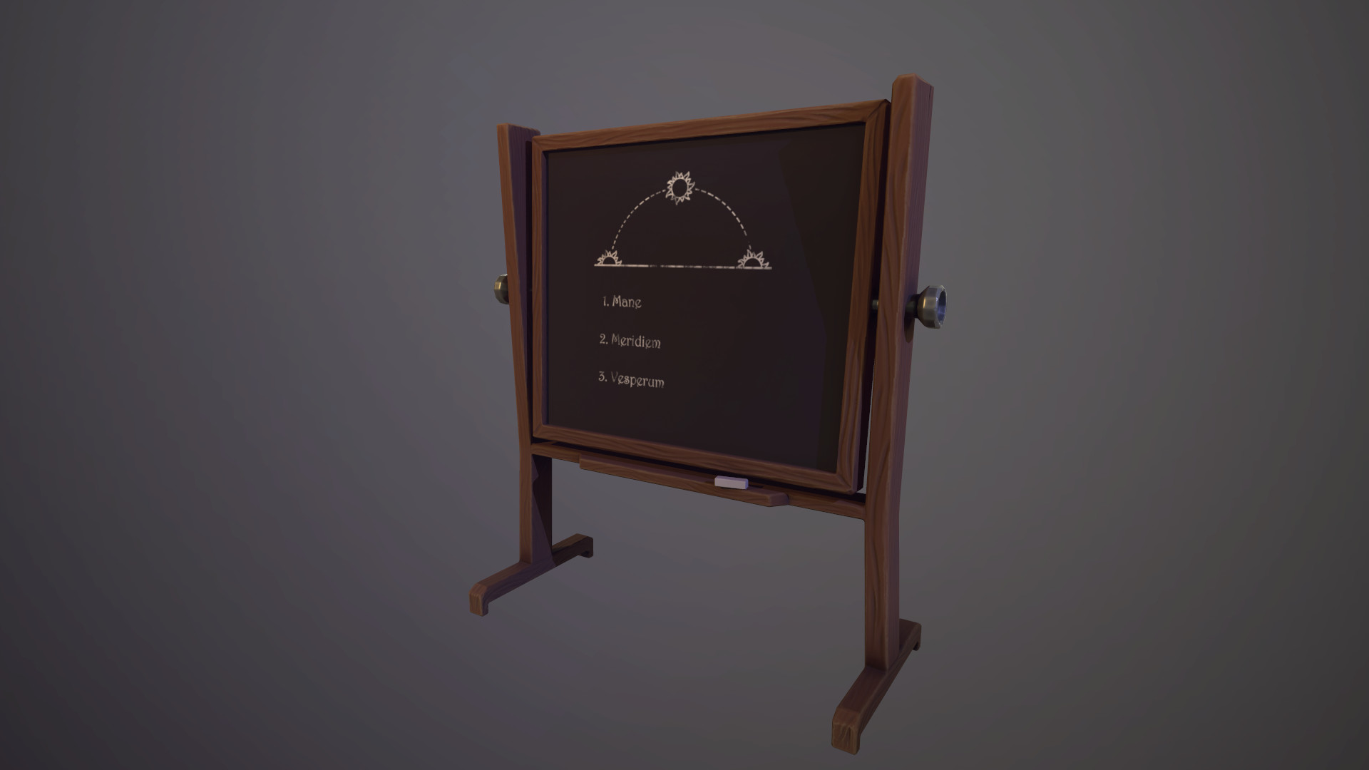 ArtStation - Stylized blackboard