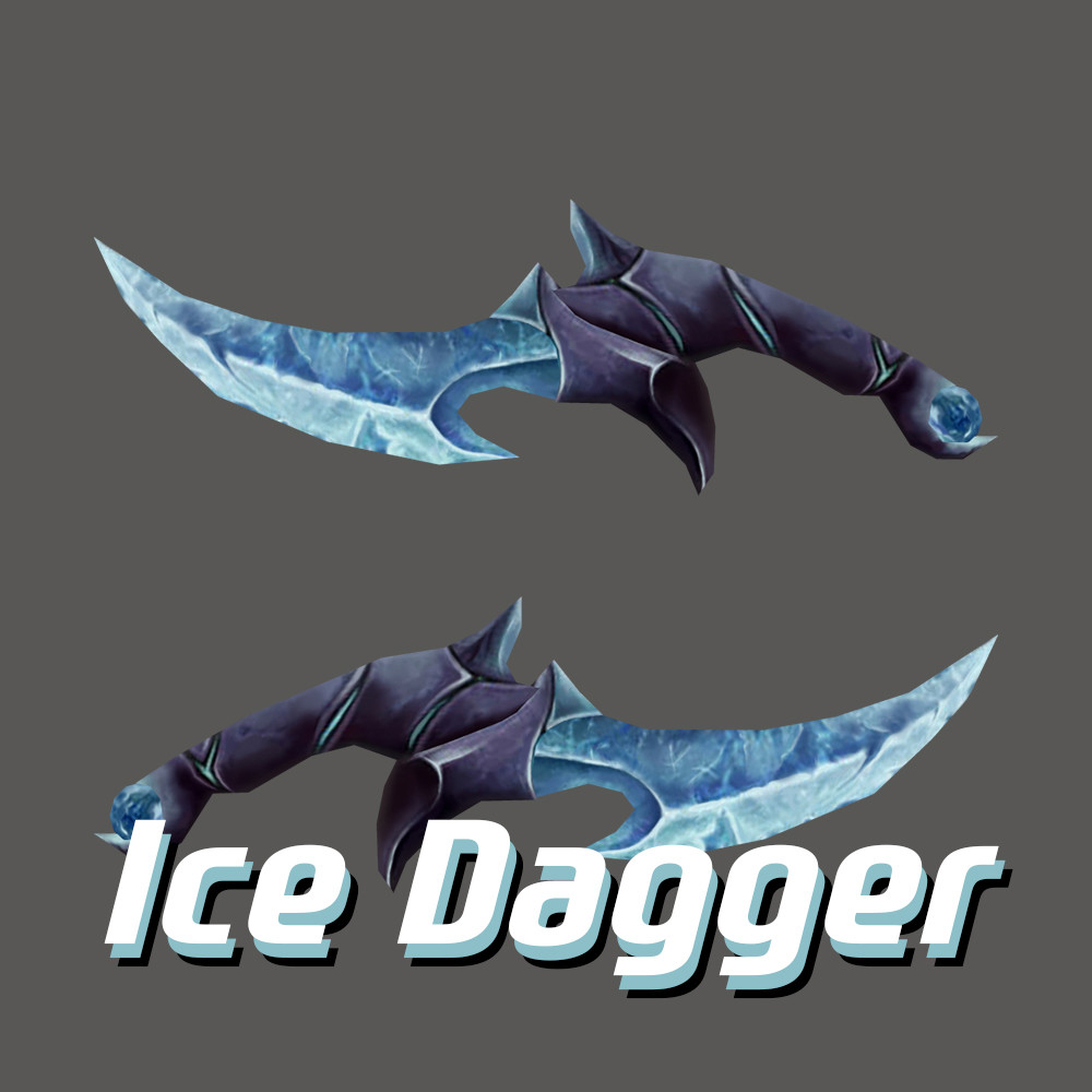 ArtStation - [Ice Dagger] Hand Painting 3D Modeling