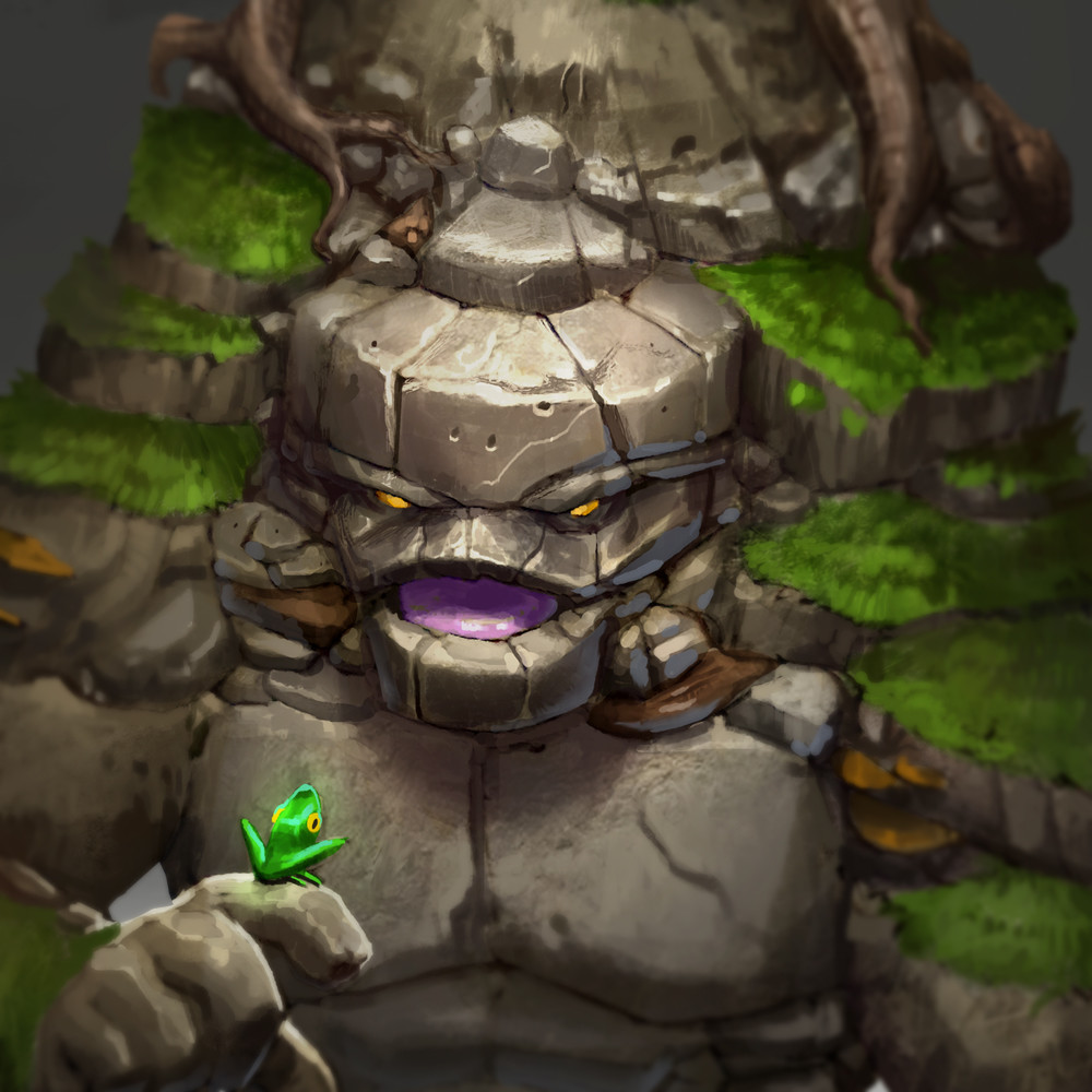 ArtStation - A Bunch of Creature - Earth Golem