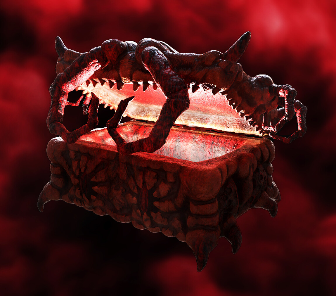 ArtStation - The treasure of the Demon Crab - CraBox Mimic
