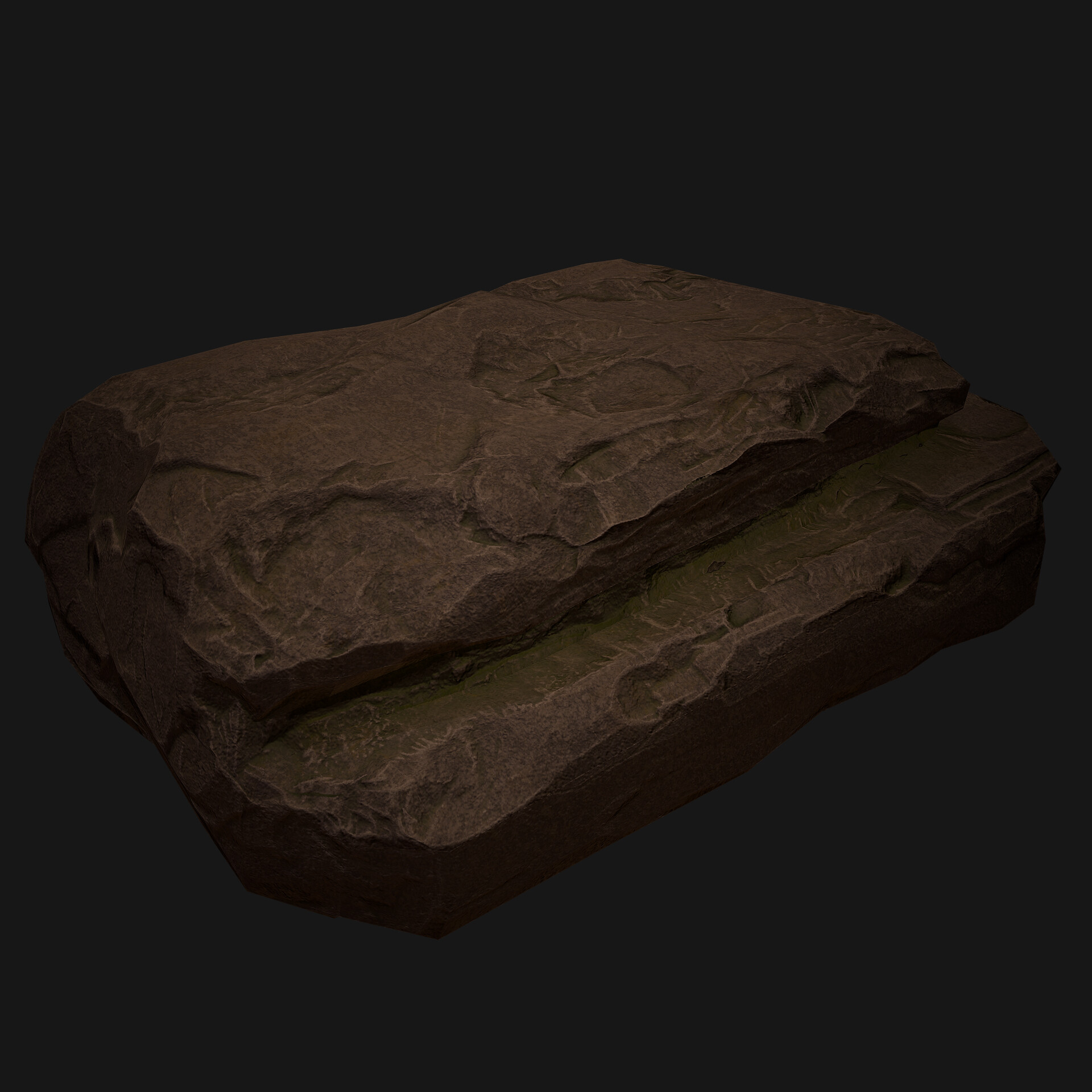 ArtStation - Low Poly Rock
