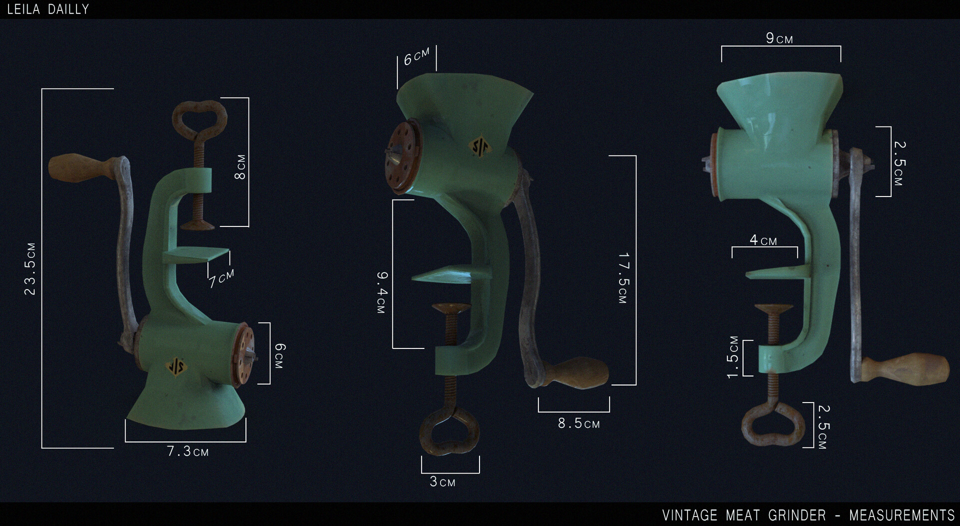 ArtStation - Vintage Meat Grinder