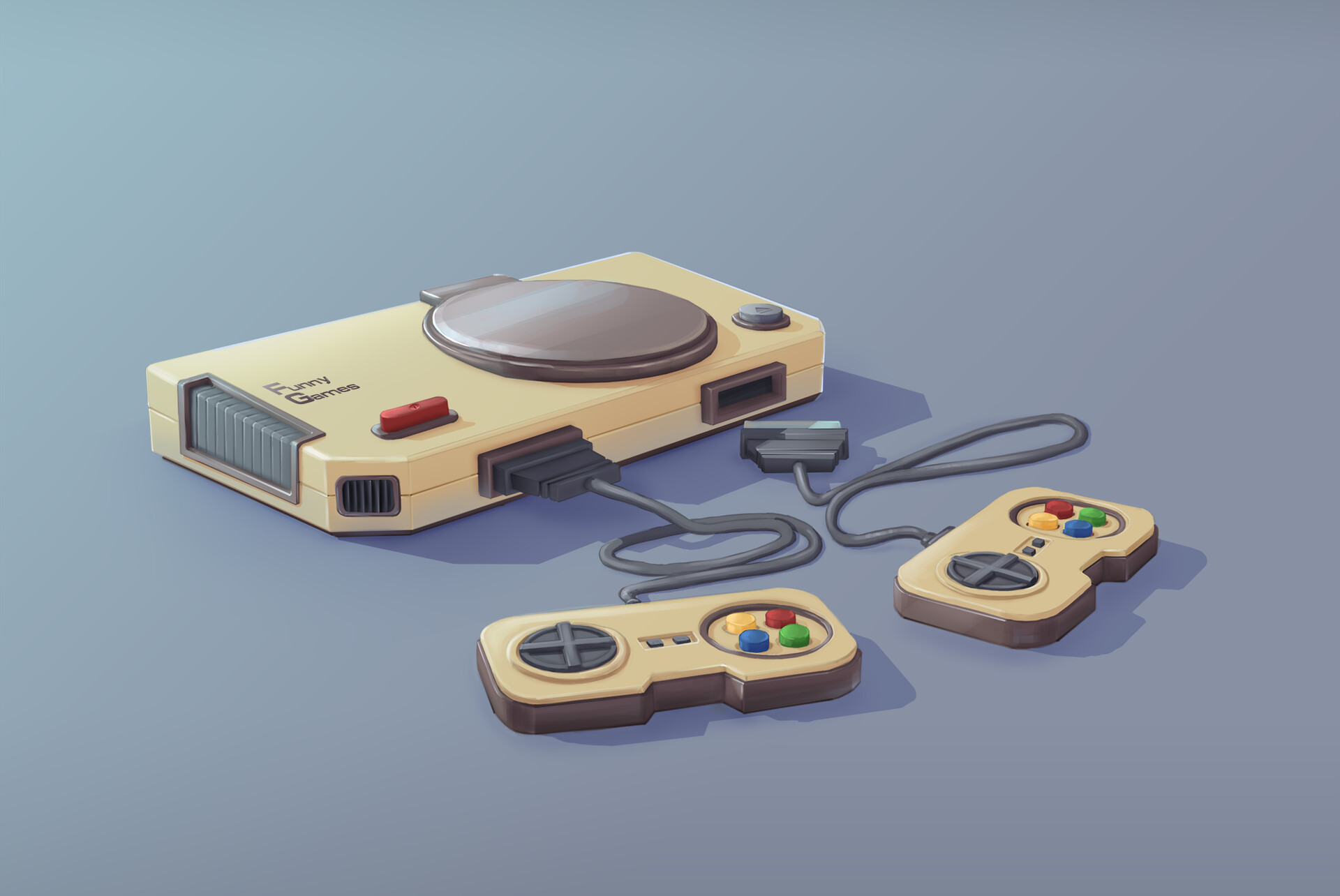 ArtStation - Game console, Funny Fear