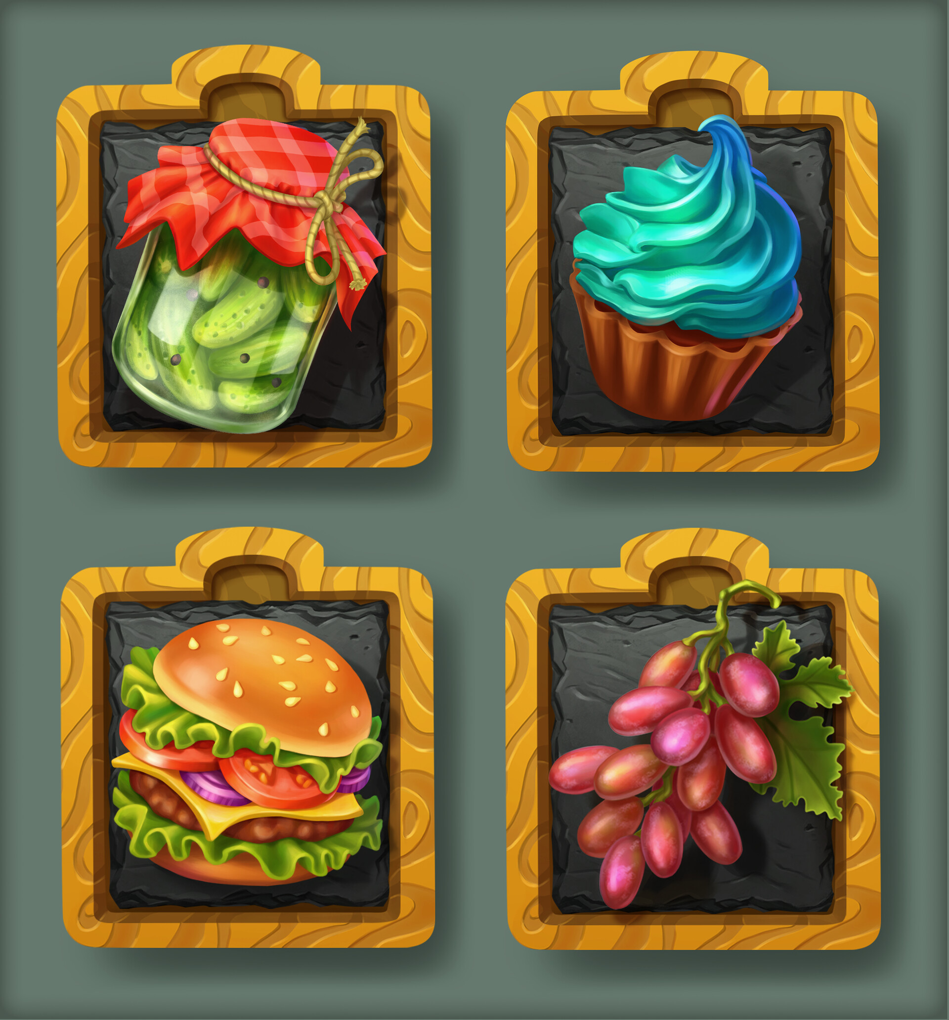 ArtStation - Food icons set