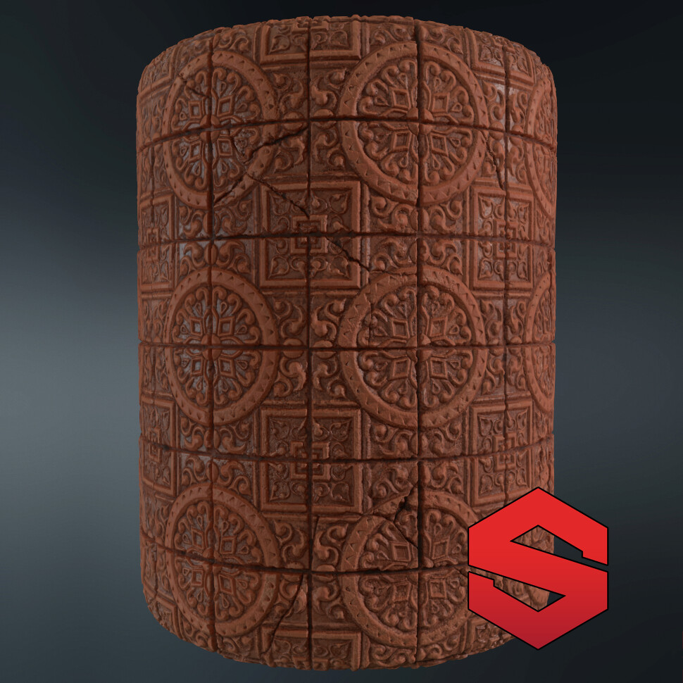 ArtStation - PBR Procedural Tile Study