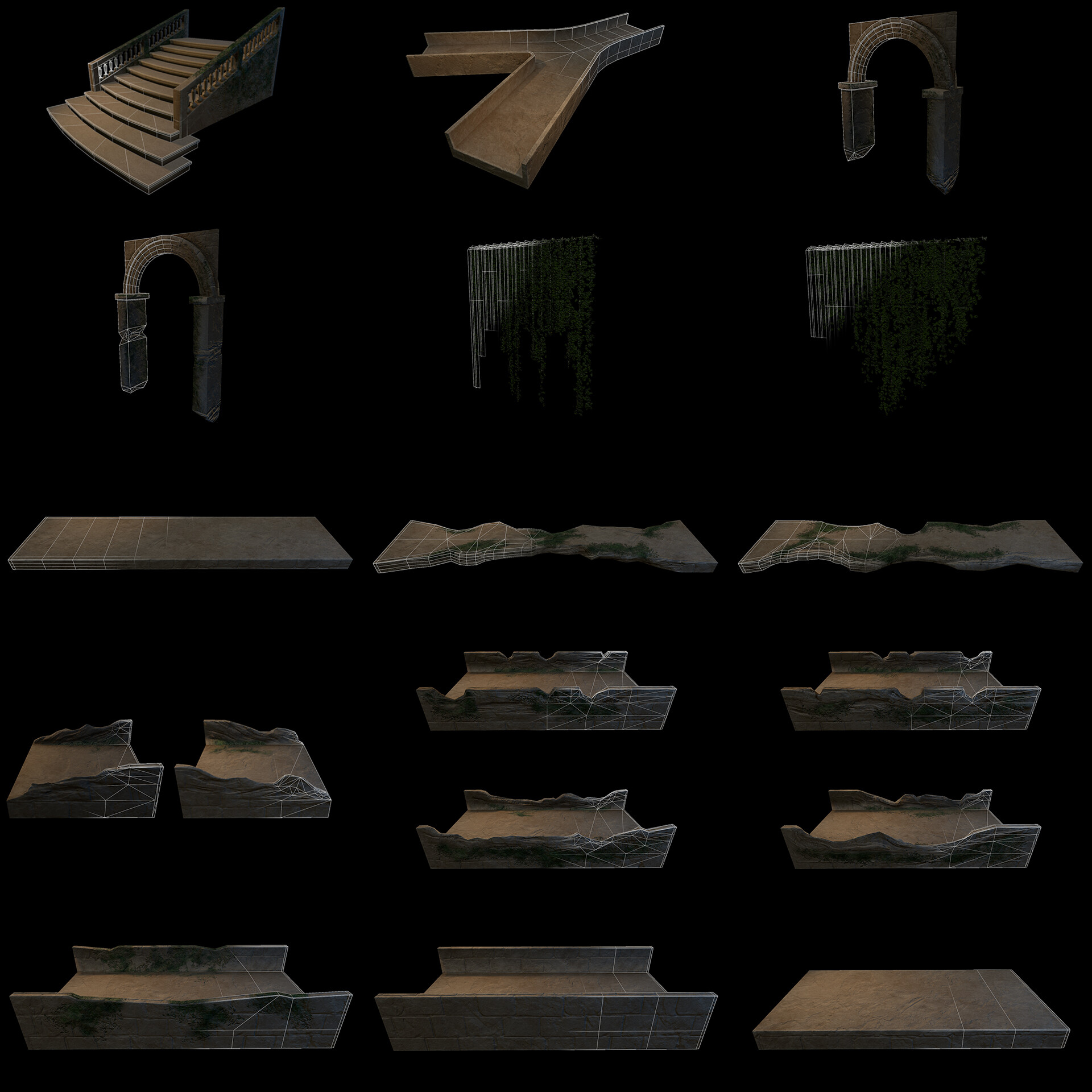 ArtStation - Afterdeath - Modular Level Design