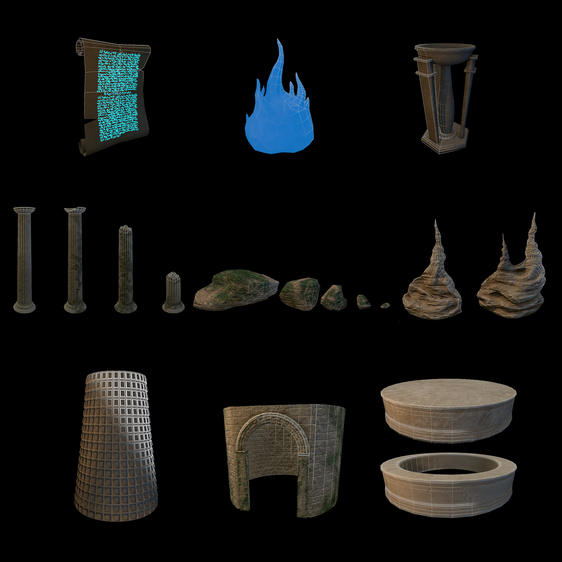 ArtStation - Afterdeath - Game Assets