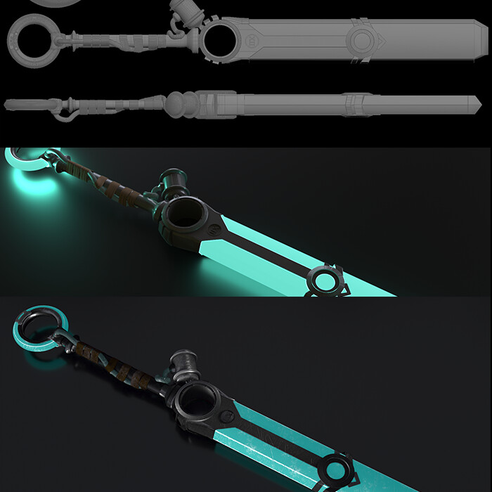 ArtStation - Ekko's weapon - Final
