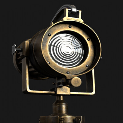 ArtStation - Vintage Studio lamp