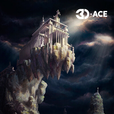 ArtStation - 2D environment concept (Castle)