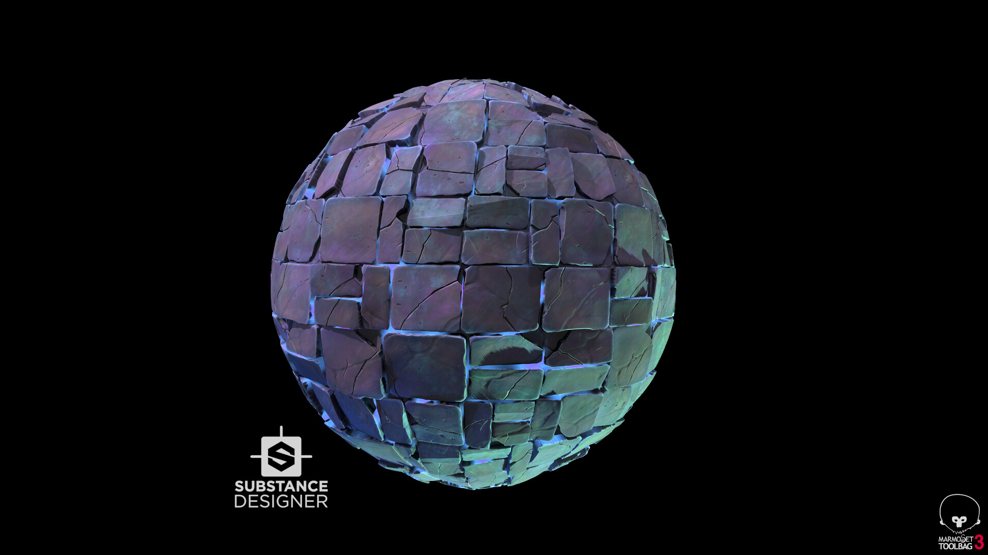 ArtStation - Substance Designer - Stone Wall Stylized