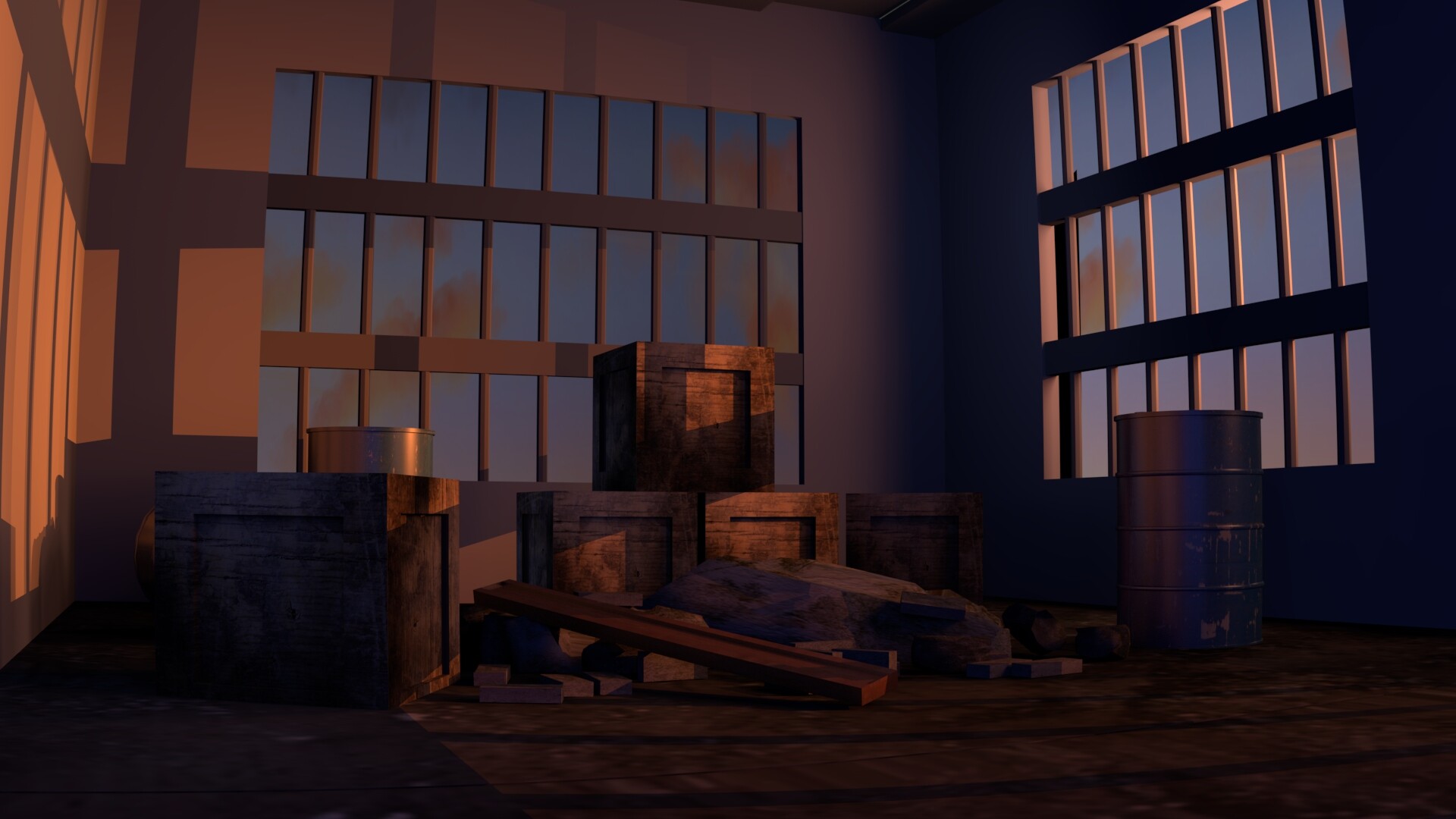 ArtStation - Abandoned Warehouse