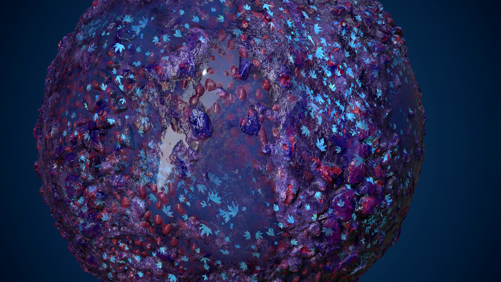 ArtStation - Parasitic Growth Plants Alien Surface